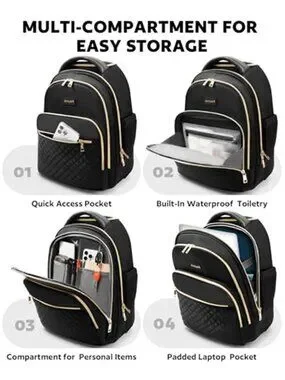 Bags | Rolling Backpack Wheels 17 Inch Laptop Carry On Luggage Water ...